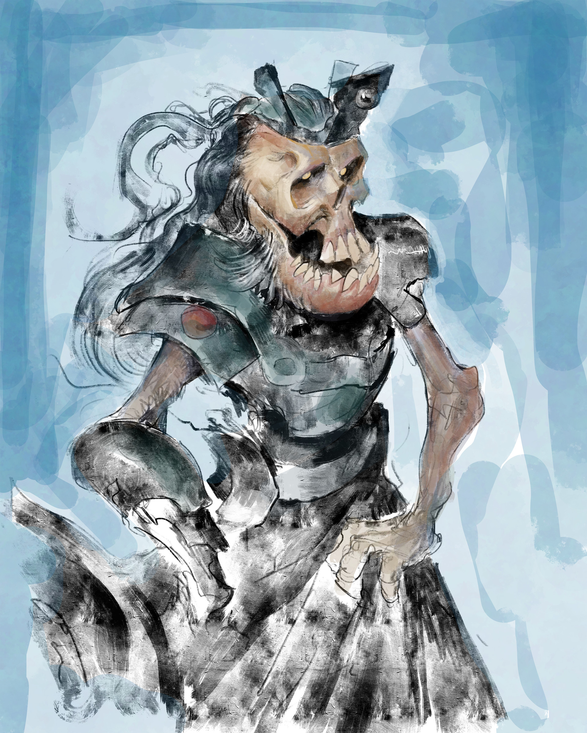 ArtStation - Some skelly sketches