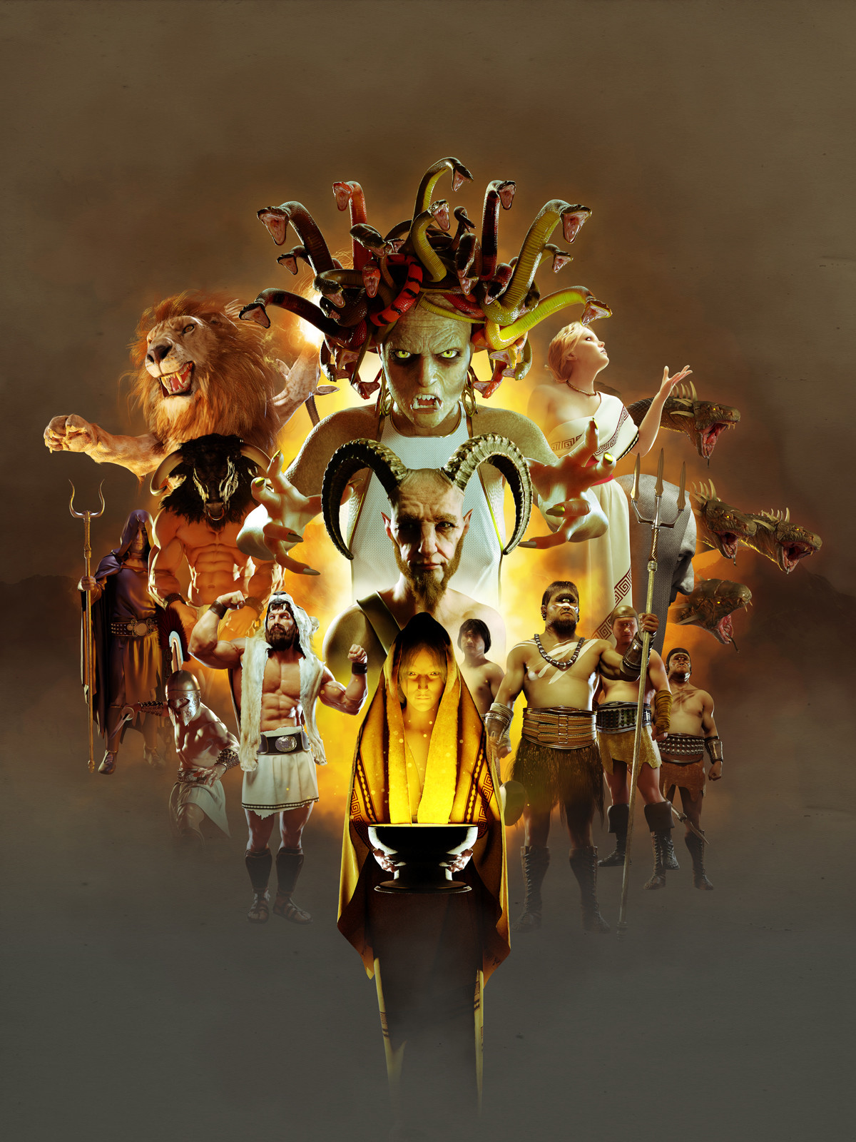 ArtStation - Monsters and Legendary Characters of the greek mythology