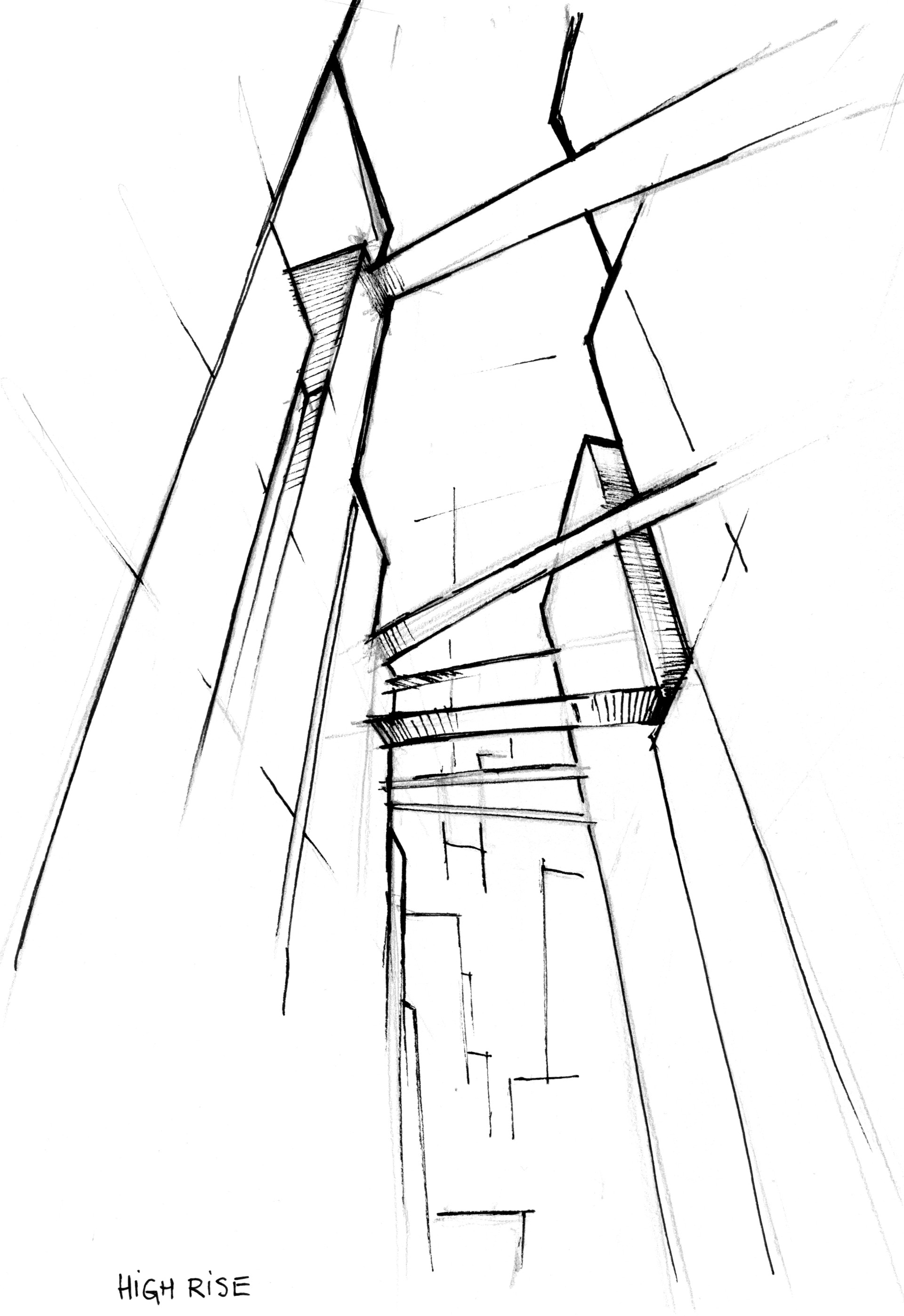 Maciej Cybulski - Environments - additional sketches