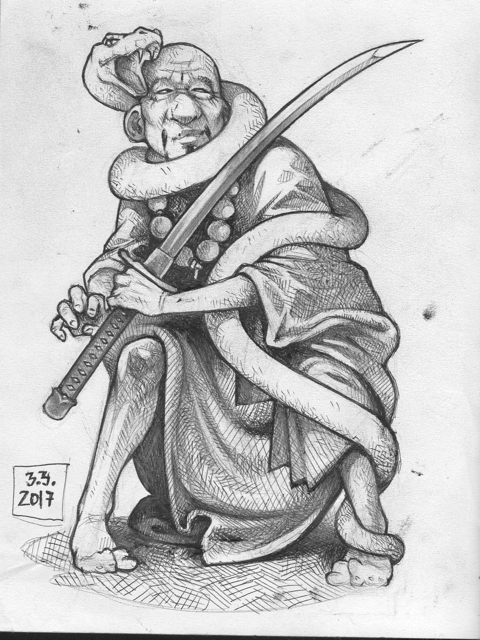 MAREK RAKUČÁK - BLACK AND WHITE SKETCHES 01