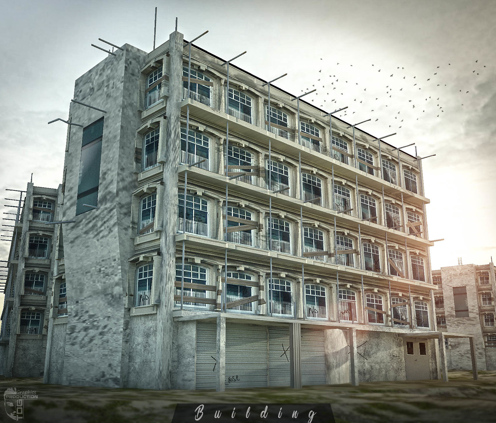 ArtStation - Old Building 1