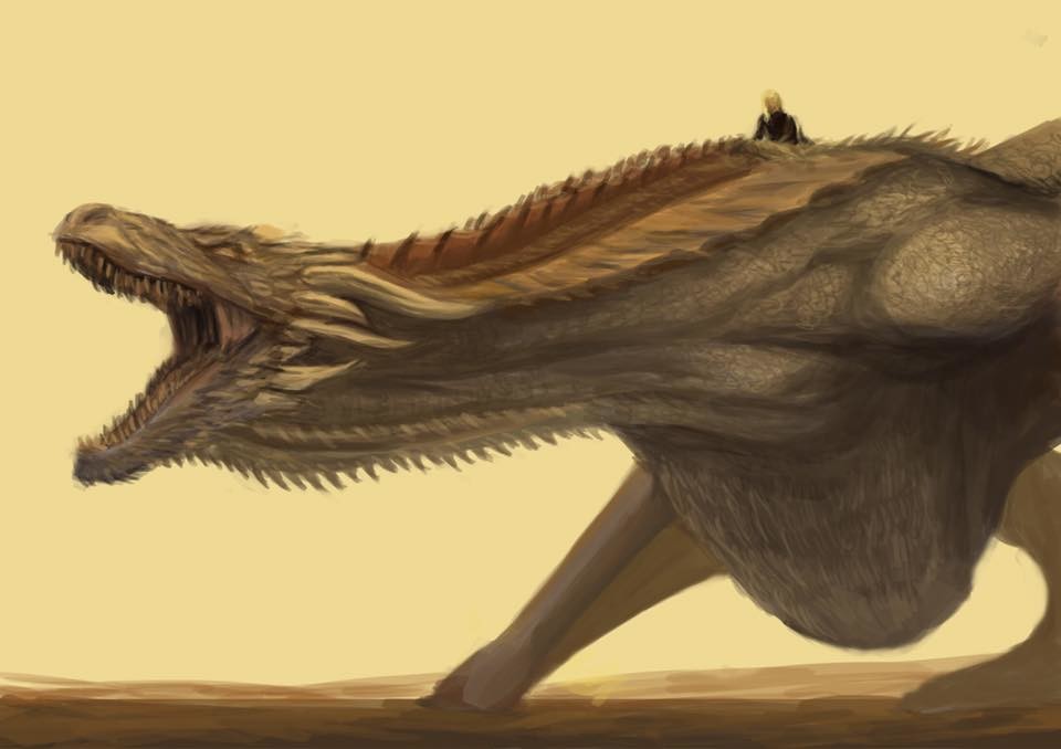 how to draw dragon game of thrones