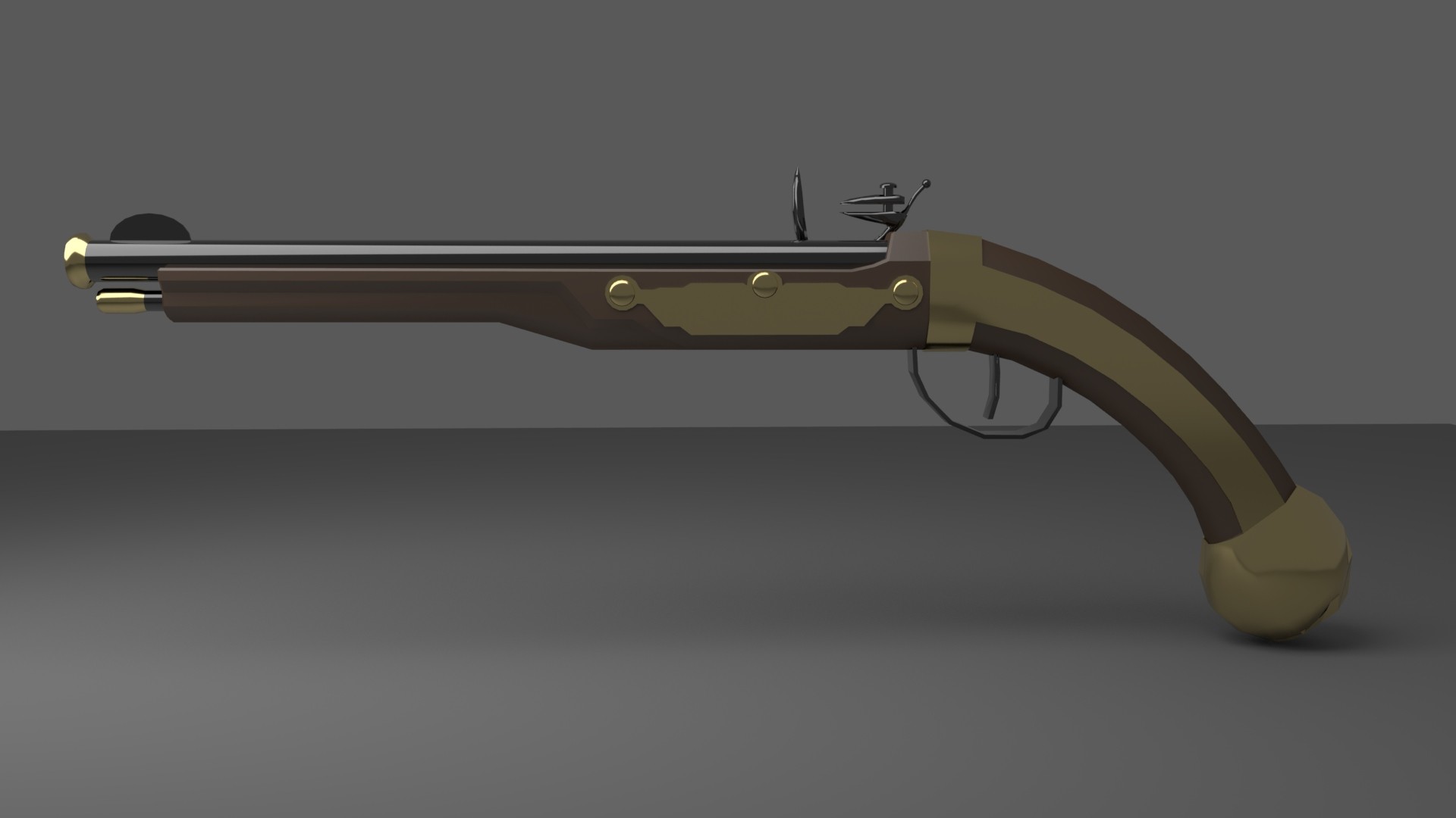 ArtStation - Flint lock gun 2
