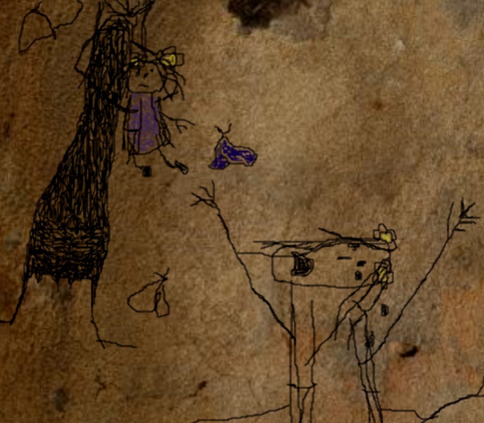 ArtStation - One Last Drawing On The Cabin Wall