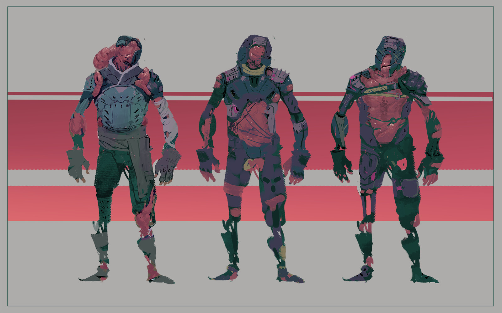 Carlos Machuca - Shape painting Concept art