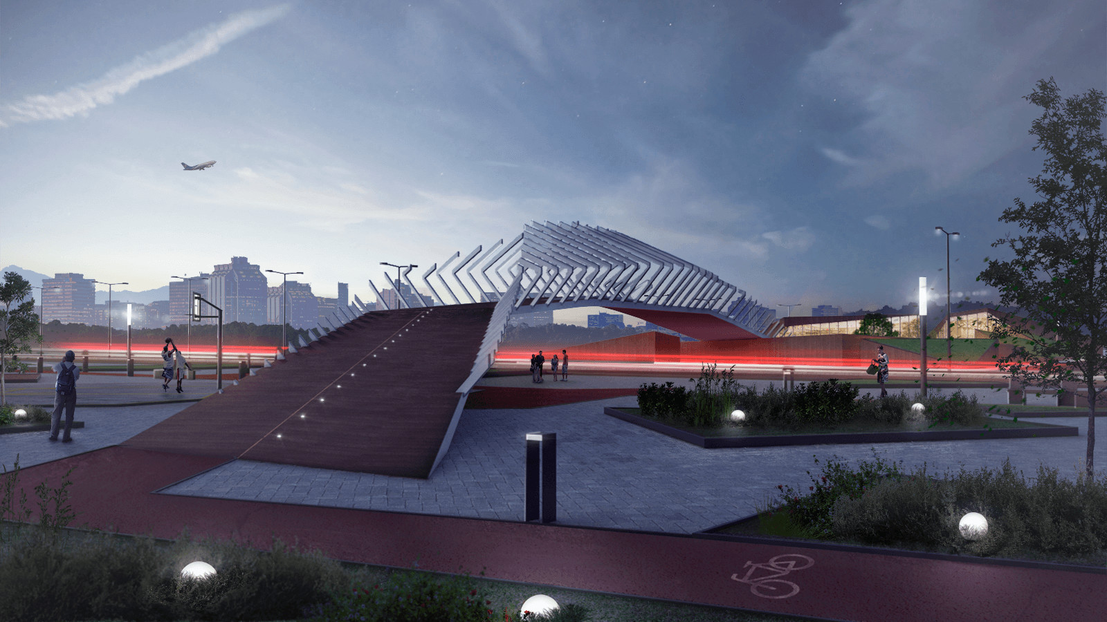 ArtStation - Living Bridge - Architecture 3D Render