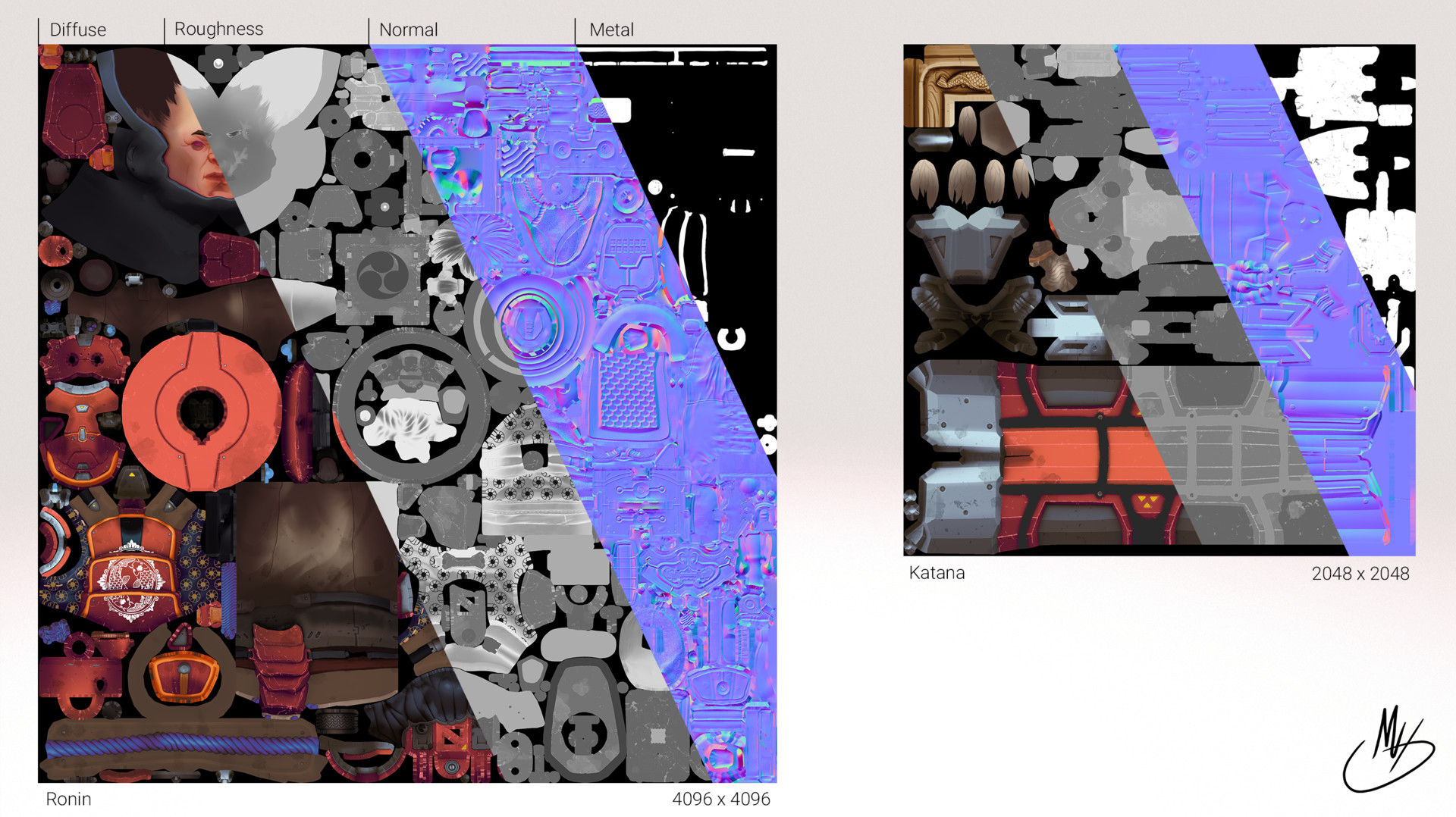 Matthew Hore - Ronin The Sci-fi Samuria - Two animations included