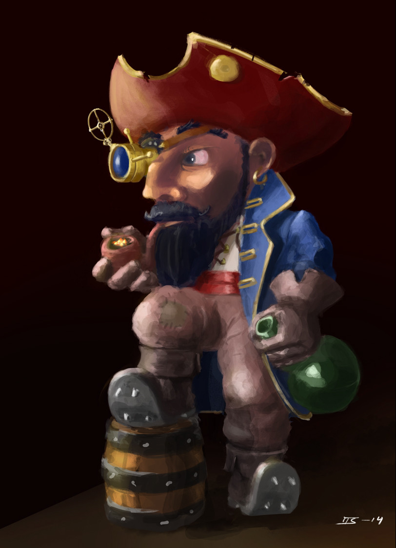 ArtStation - Gnome pirate
