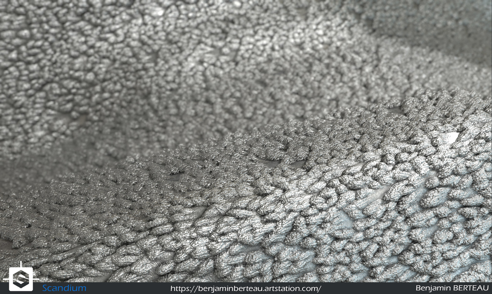 Benjamin Berteau - Procedural materials - Ore for mining