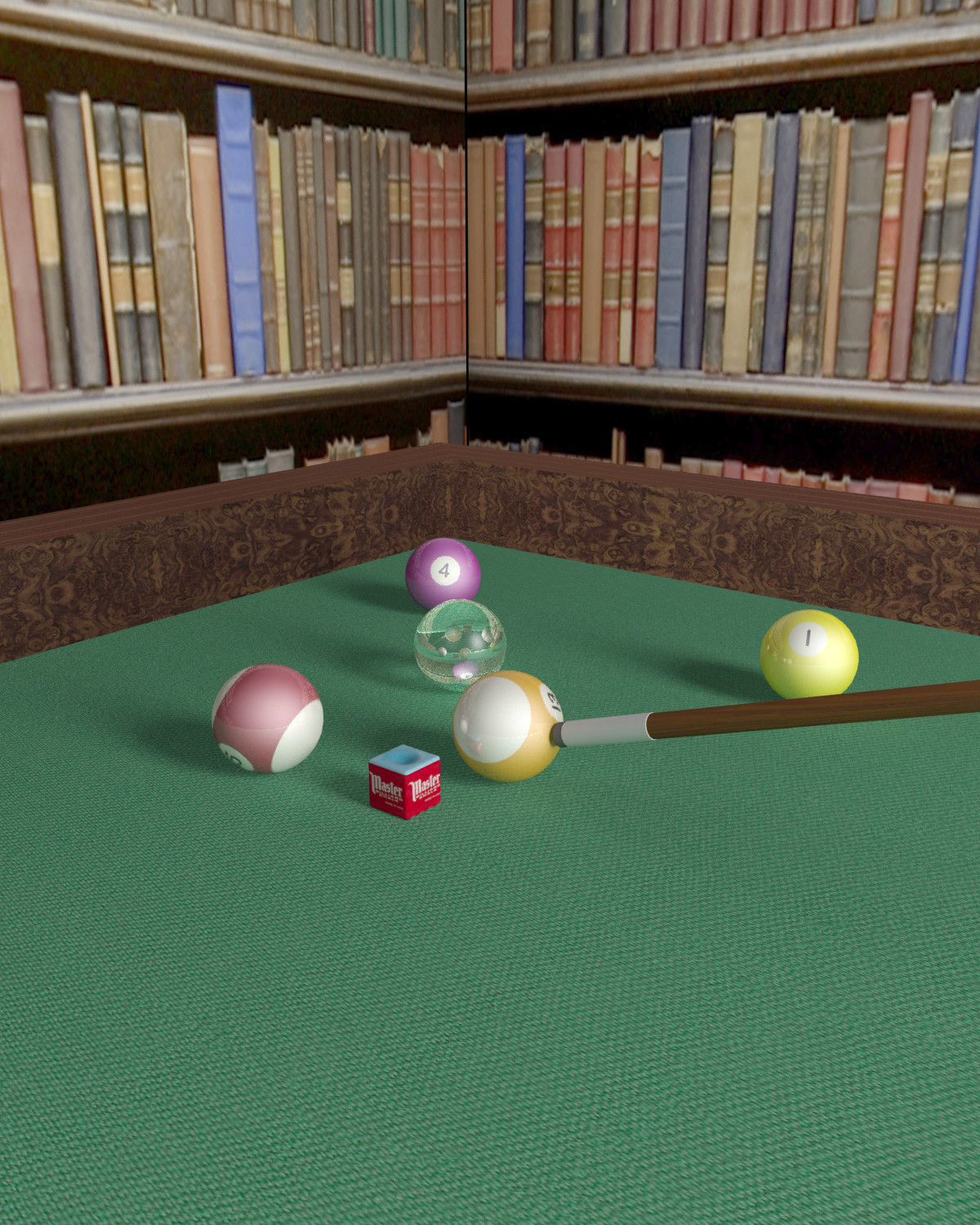 ArtStation - Pool Table Scene using Zdepth