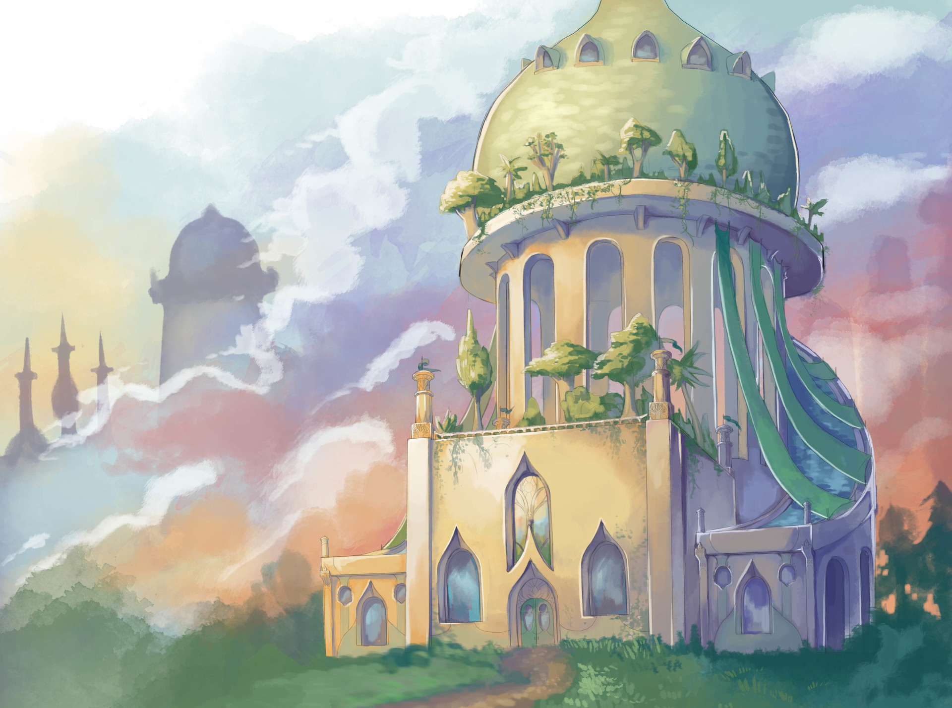 ArtStation - Tree Temple