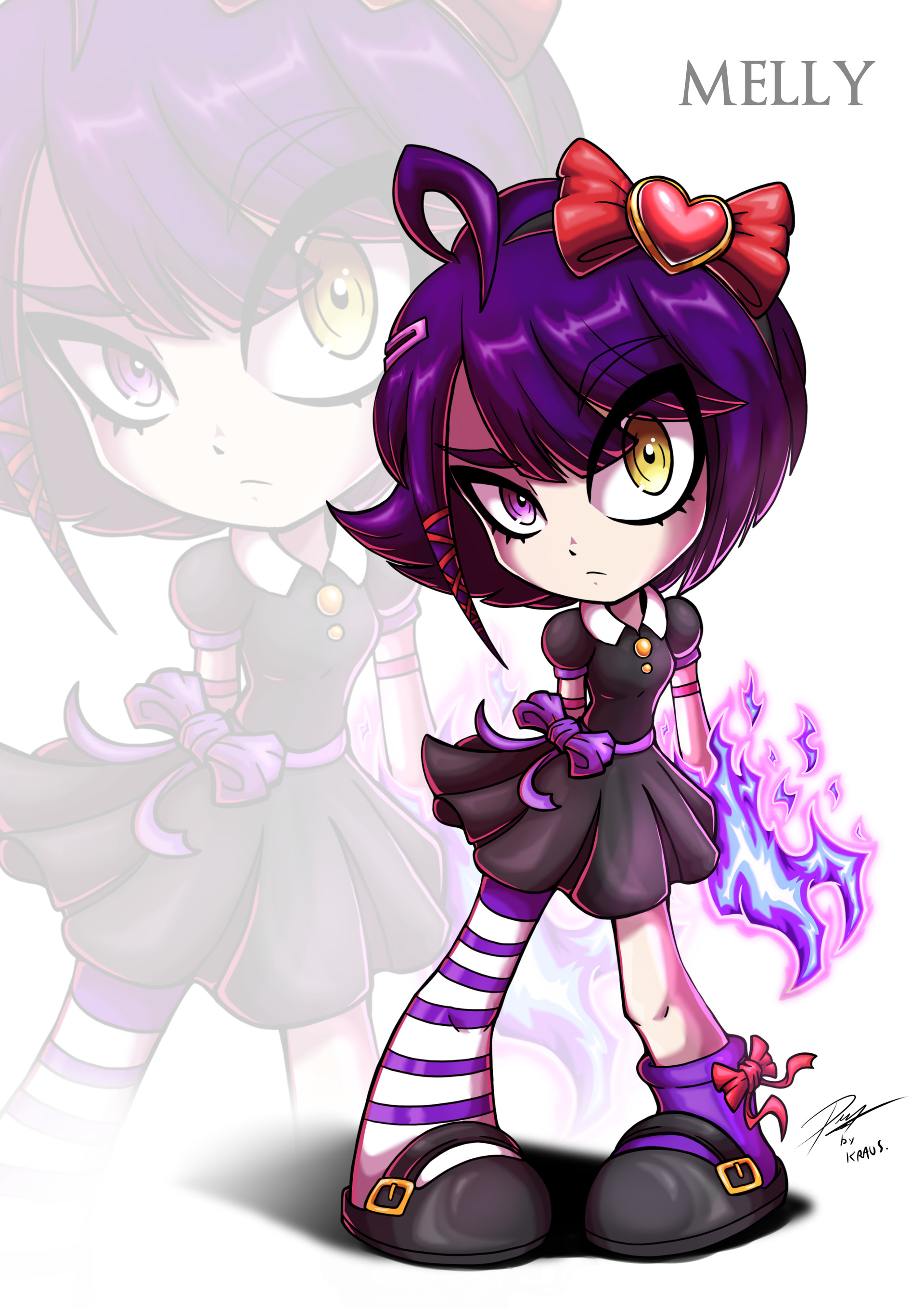 ArtStation - Melly the Girl of Shadows , Kraus Arts