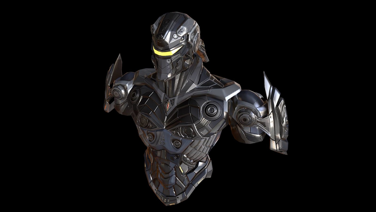 Chanwoo Park - SCI-FI Samurai themed Armor