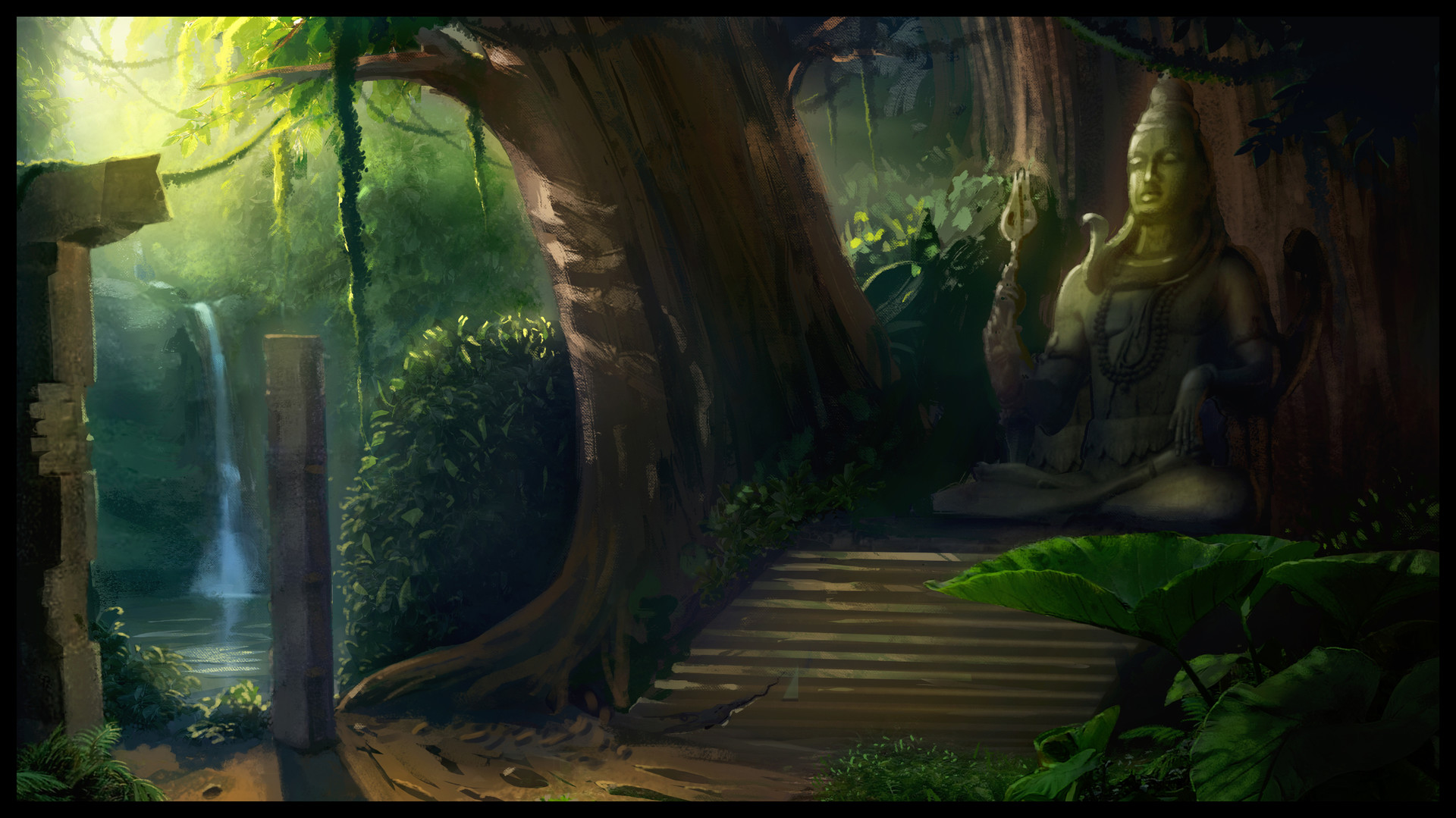 ArtStation - Shiva temple