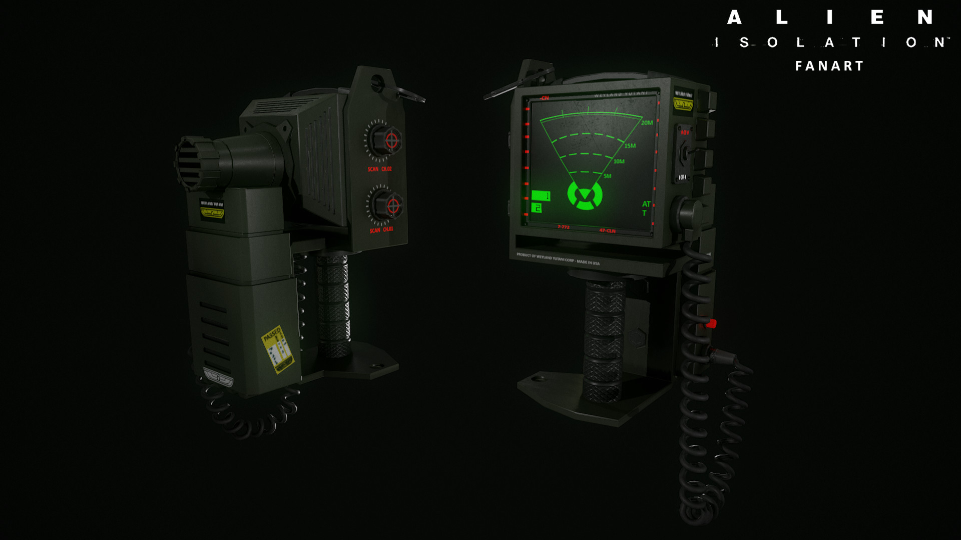 Daniel Sutton - Alien Isolation - Fan Art Hero Props