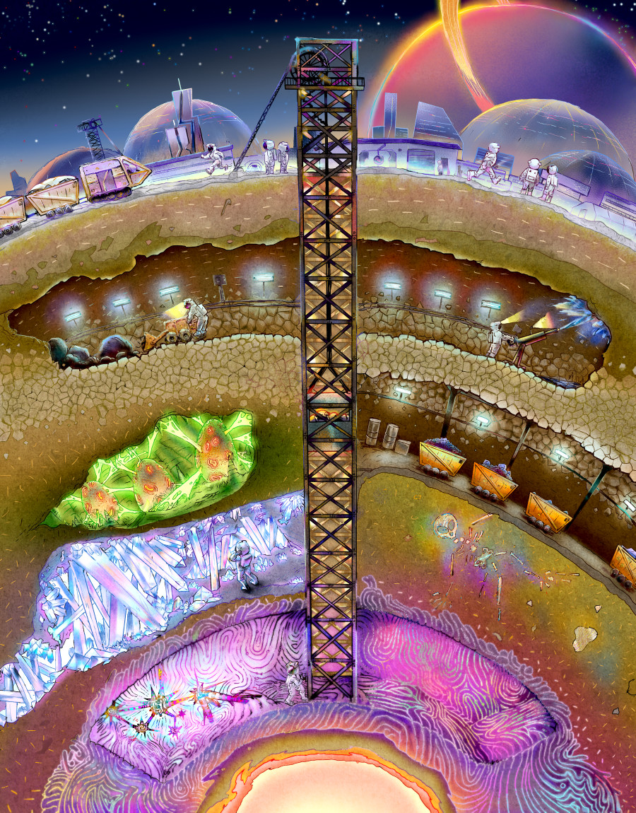 ArtStation - Mining Colony