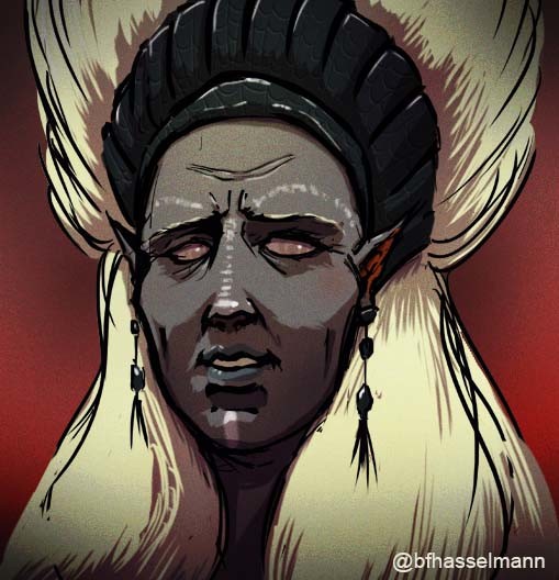 Bernardo Hasselmann - Drow Portraits Exploration