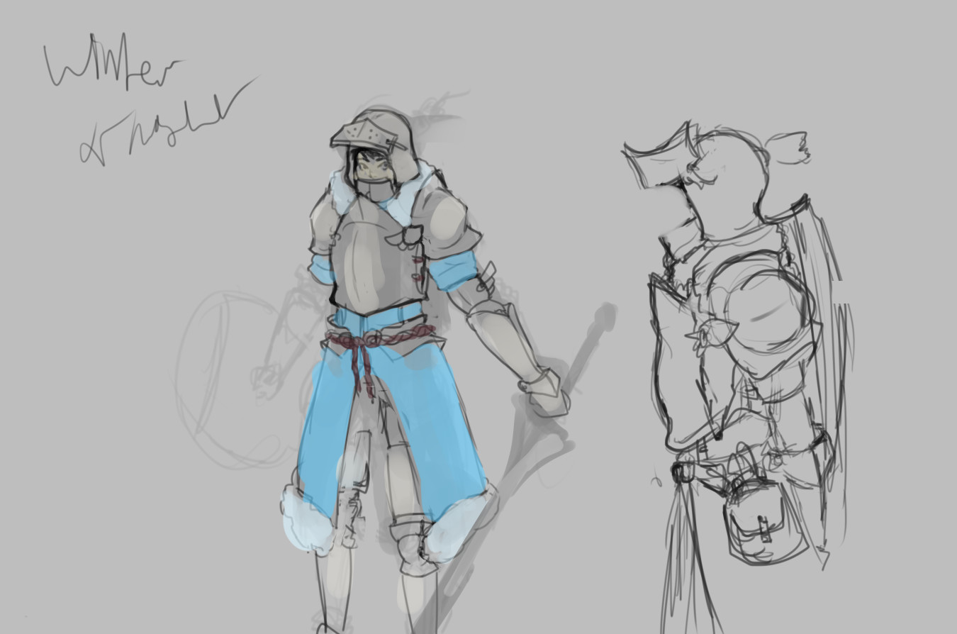 ArtStation - Winter Knight Concept