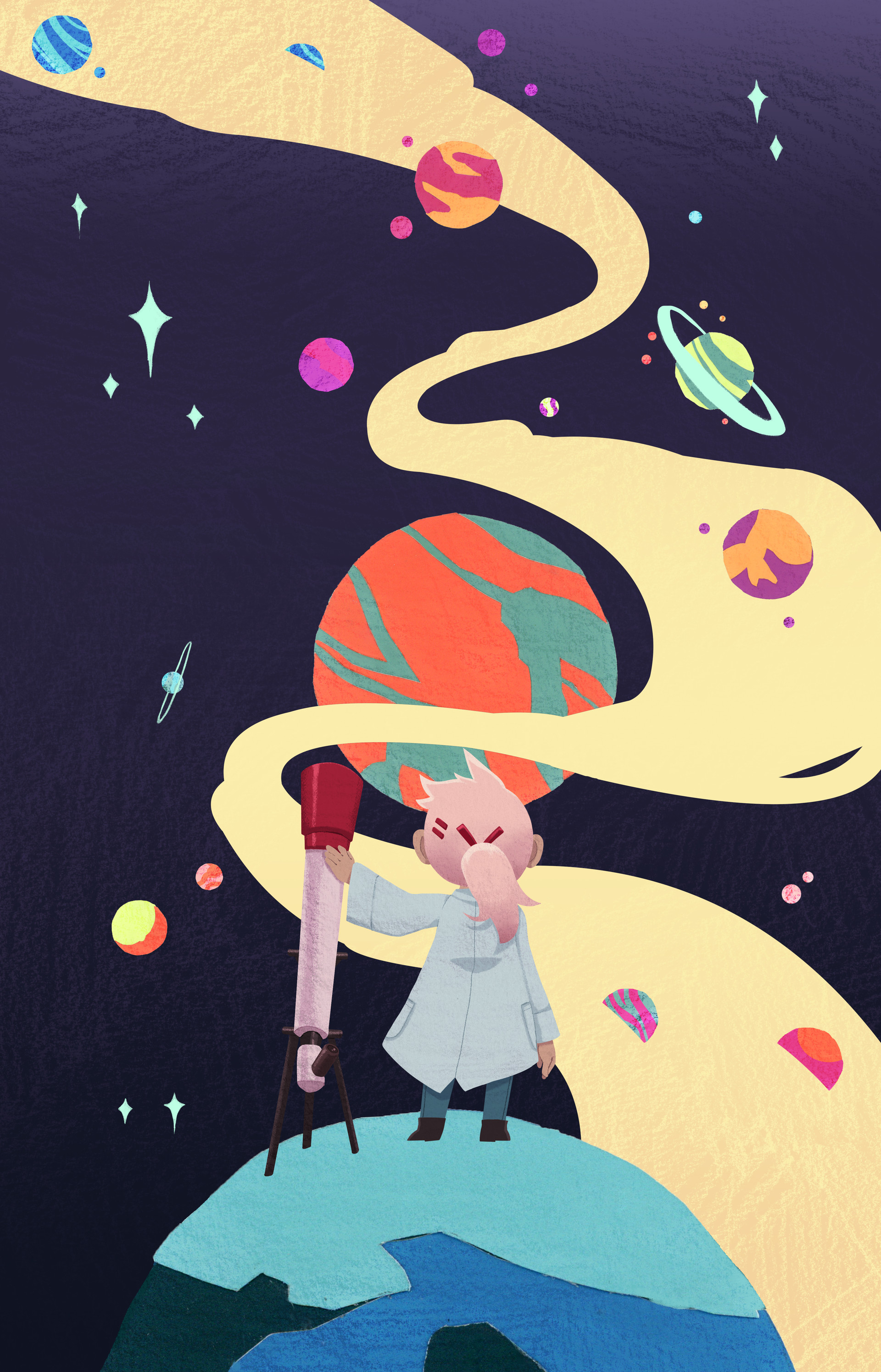 ArtStation - Planetary Discovery Illustration