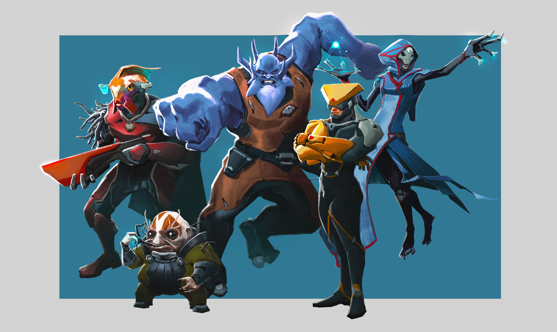 ArtStation - Deceit Character Group Shot