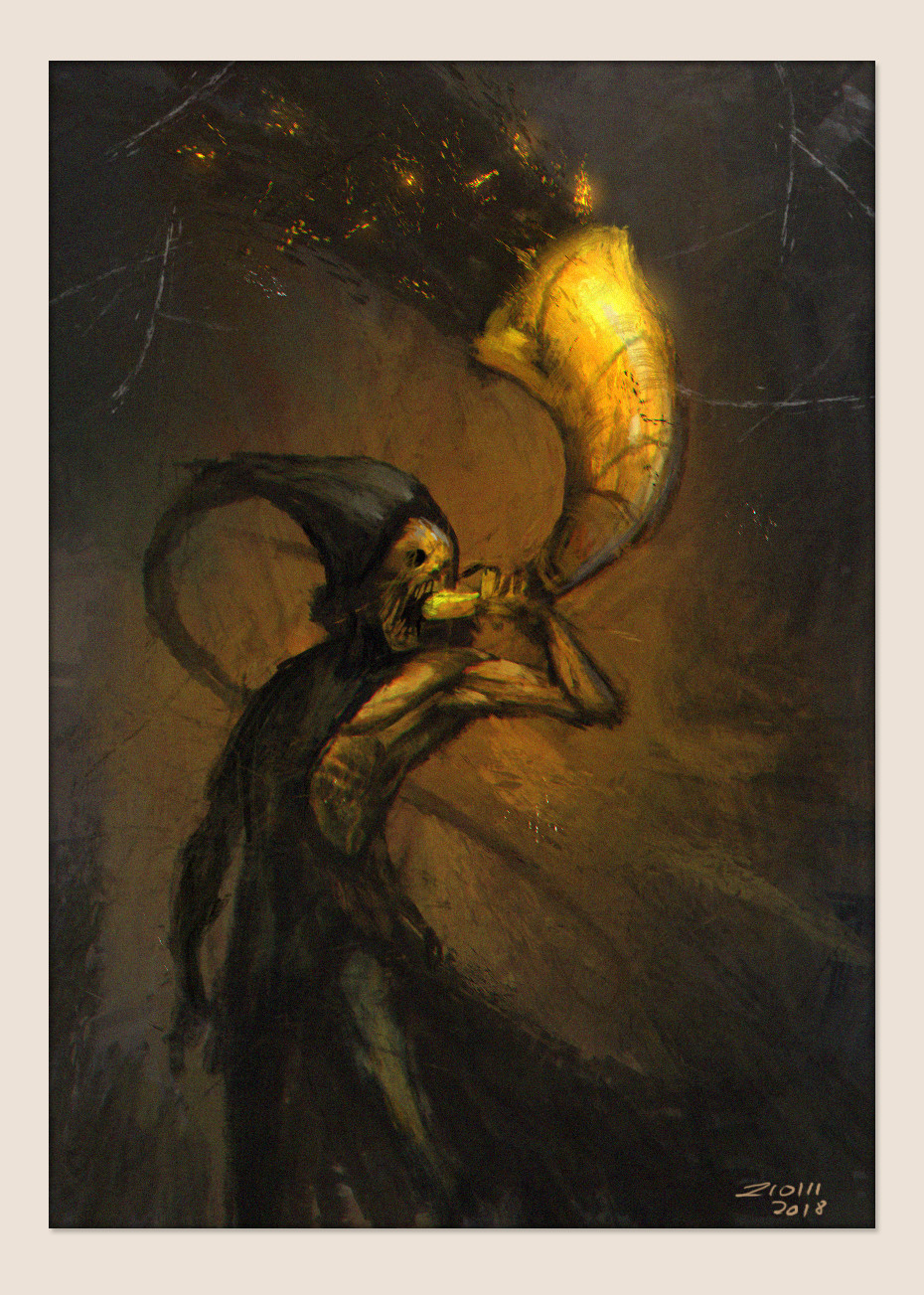 ArtStation - Message from the underworld - Spitpaint