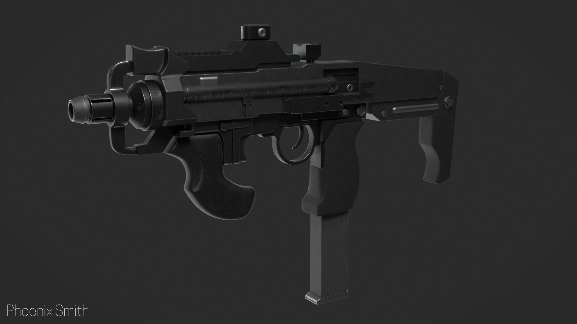 ArtStation - SMG 3D Concept, Phoenix Smith
