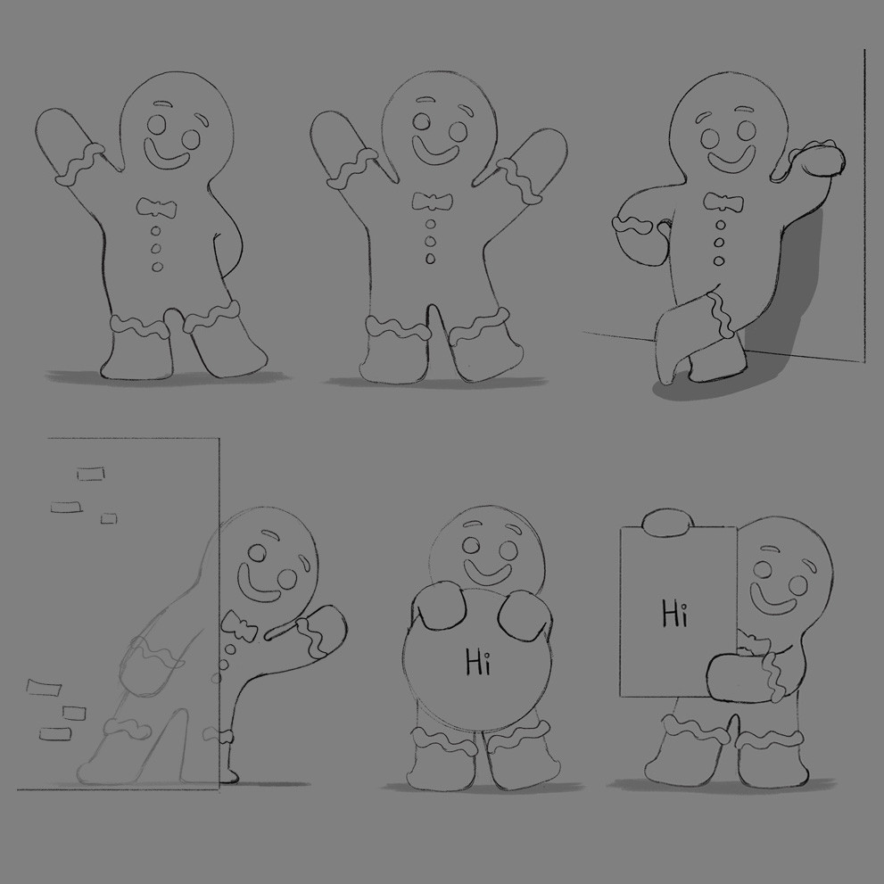 Cadre Pictures - Gingerbread character