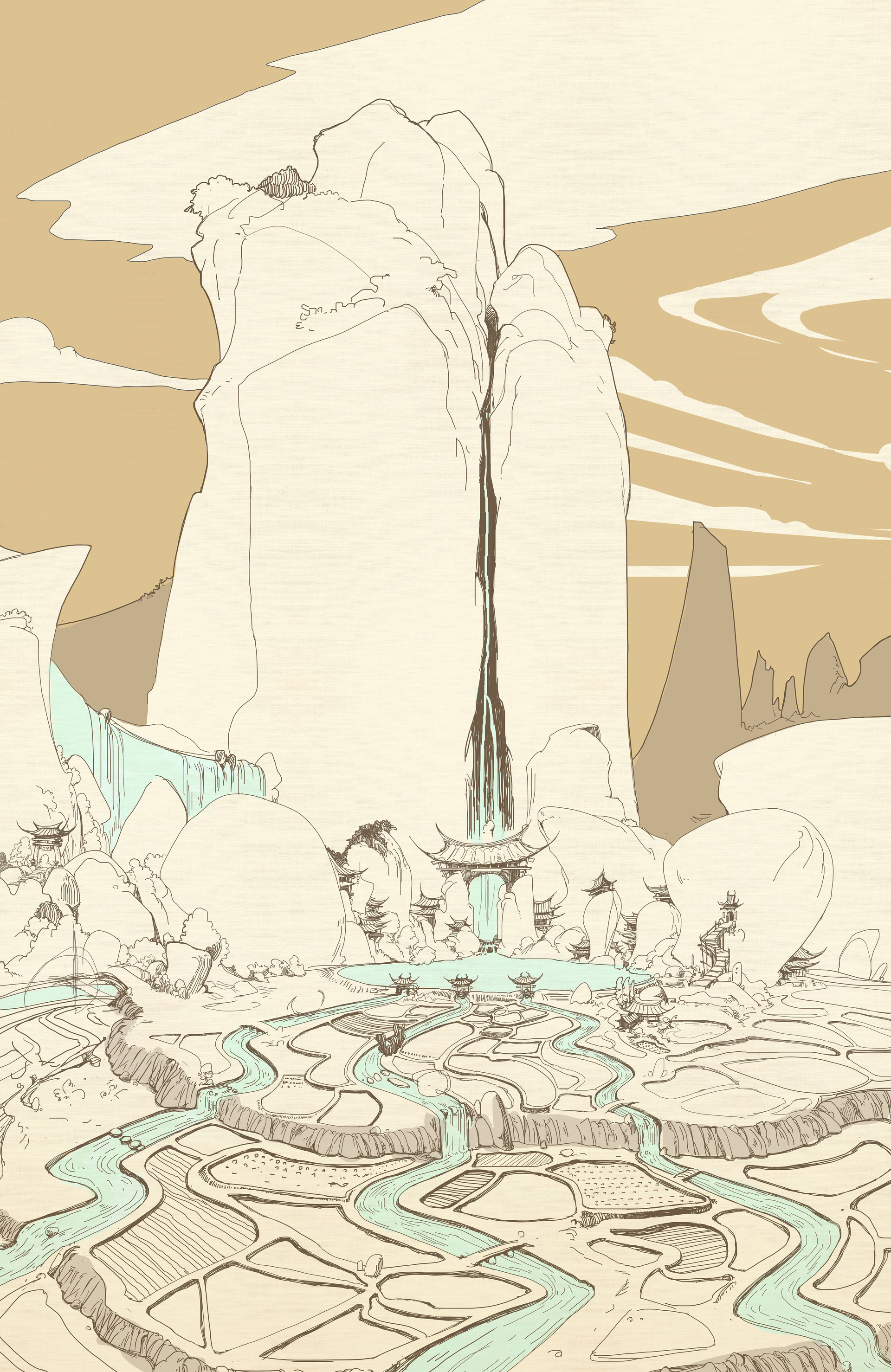 ArtStation - Concept of cartoon Village-06