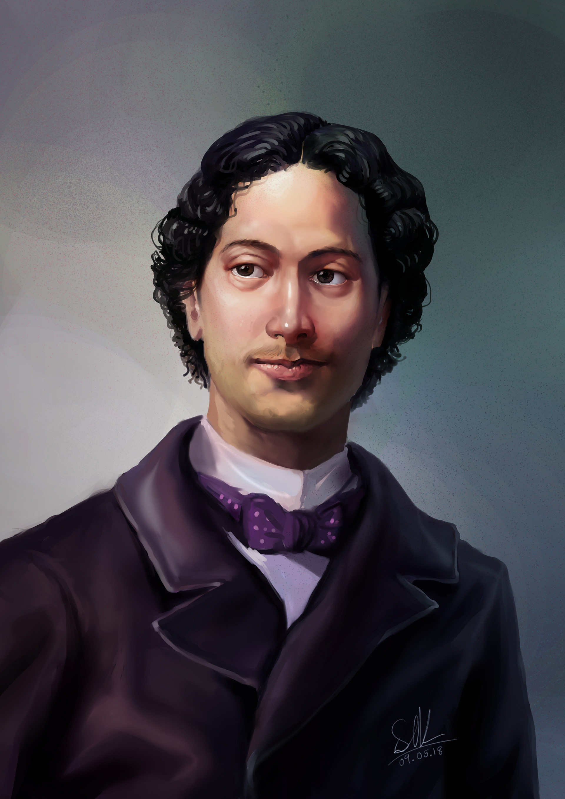 ArtStation - Tagore's Portrait