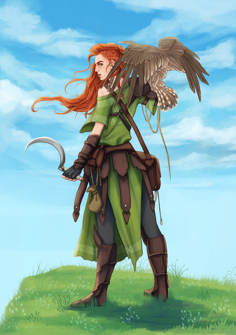 human druid artwork