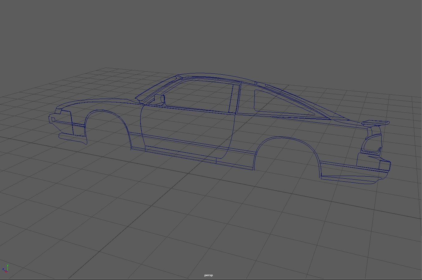 Randy Velez-Natal - Maya Spline Modeling