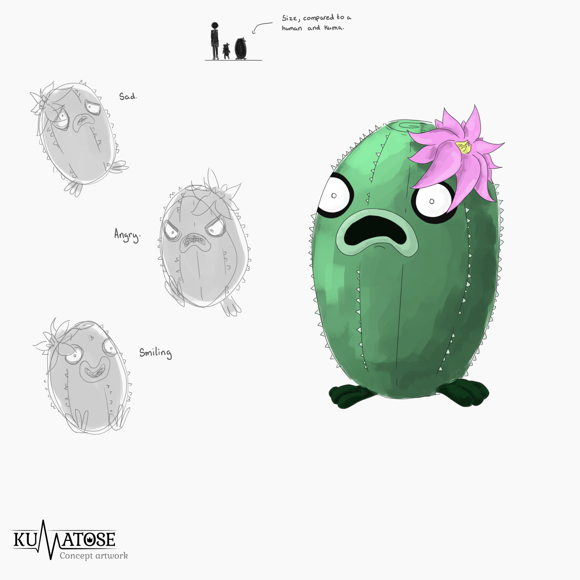 ArtStation - Cactus enemy - Kumatose