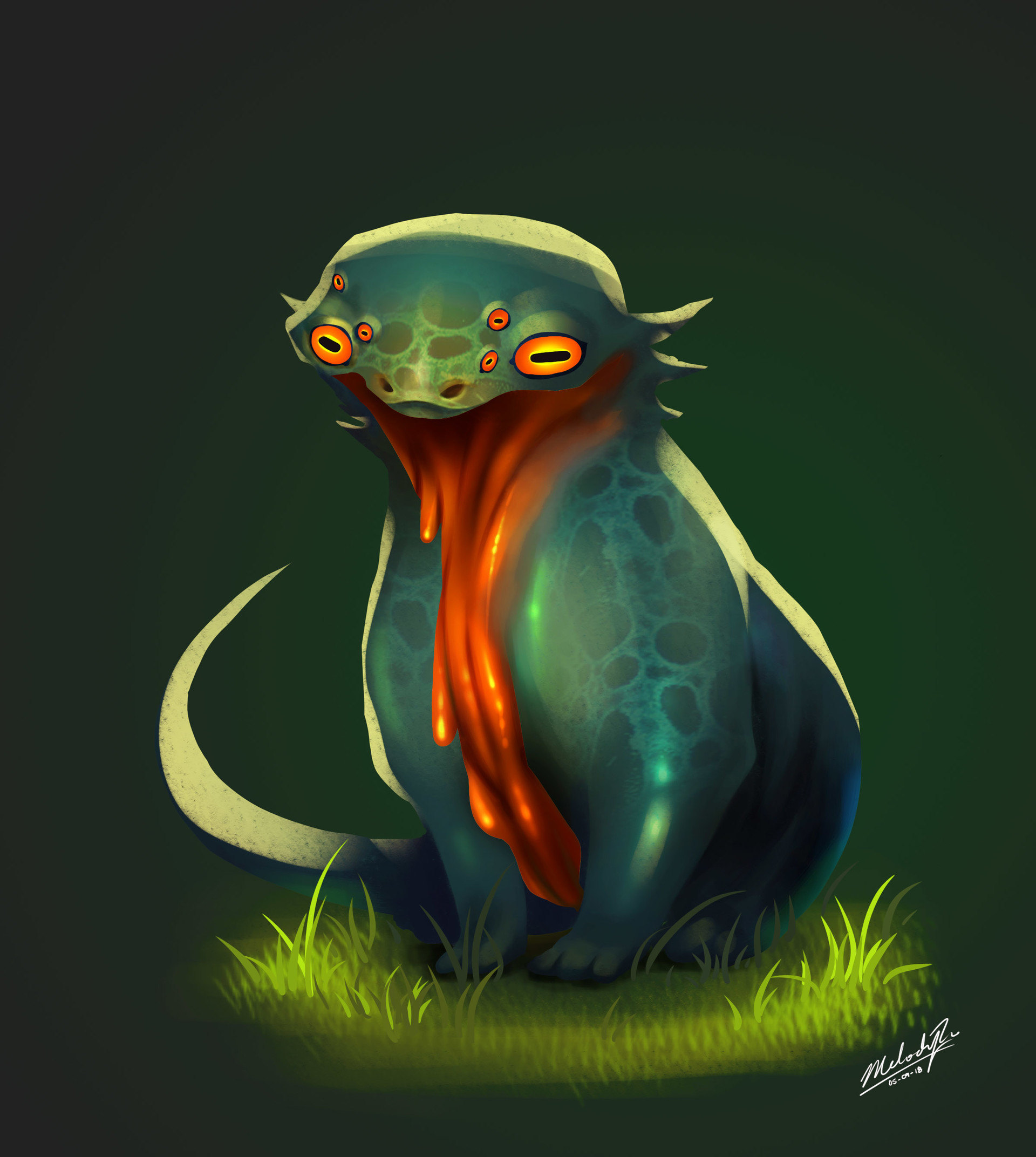 ArtStation - Baby Basilisk