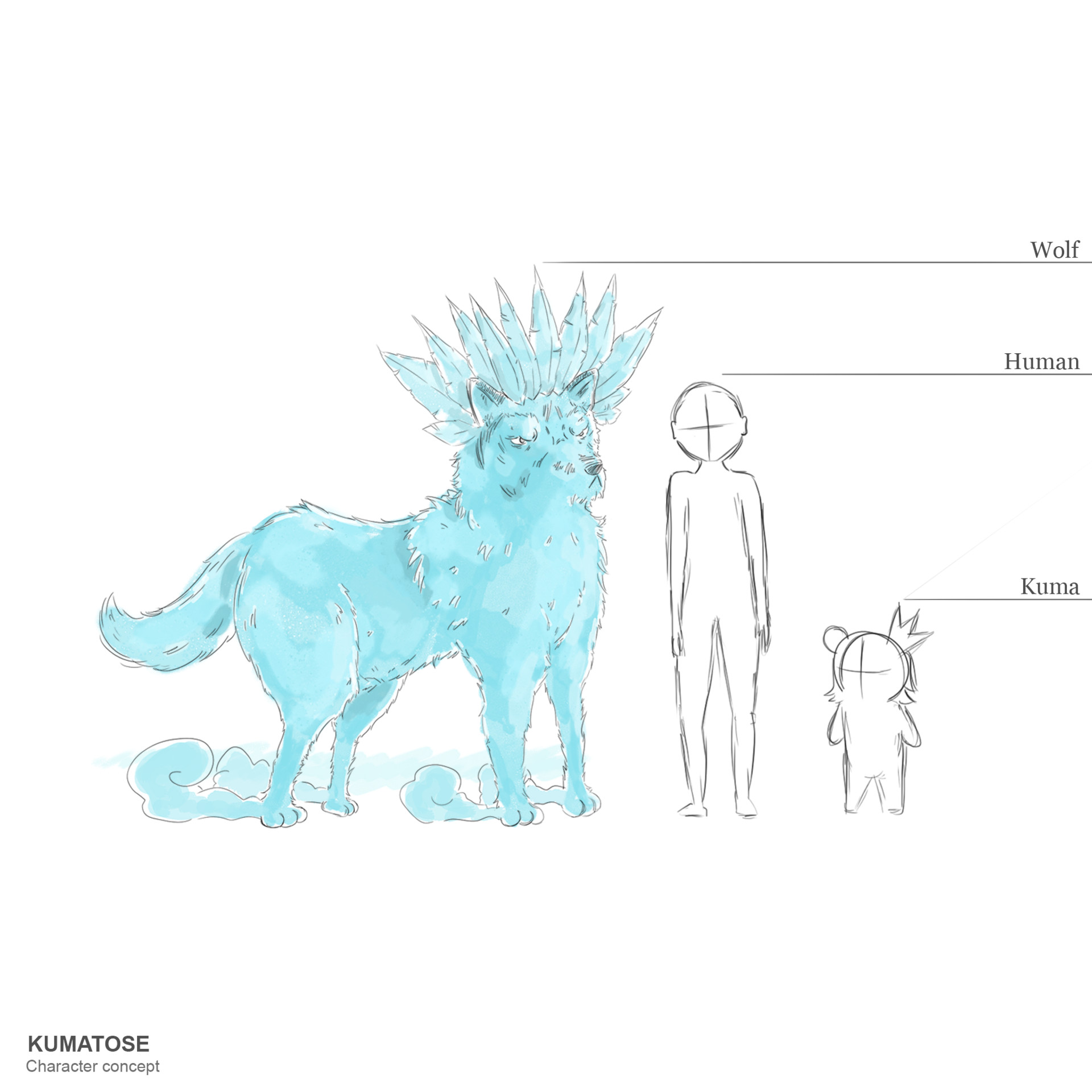 how to draw the ice spirit