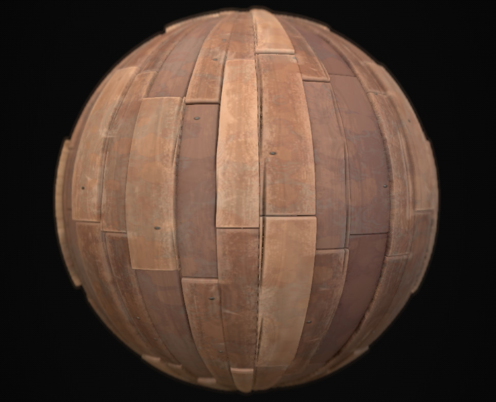 ArtStation - Stylised Wood Planks