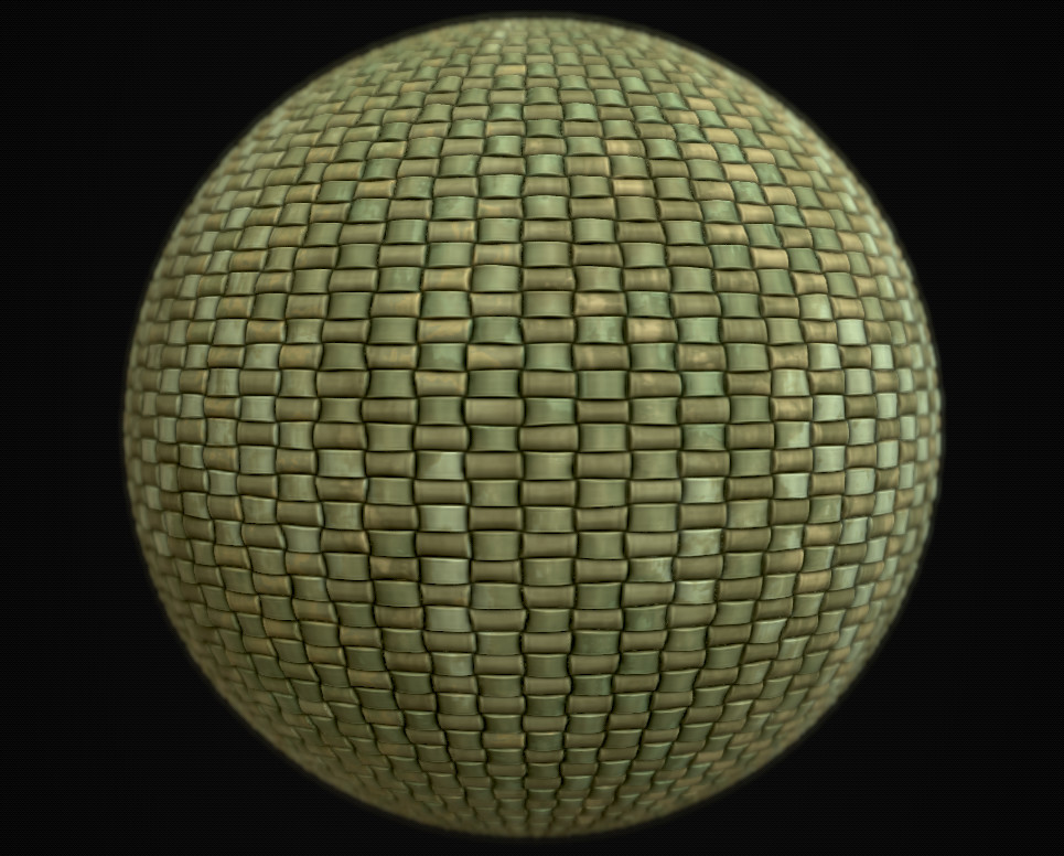palm leaf texture blender