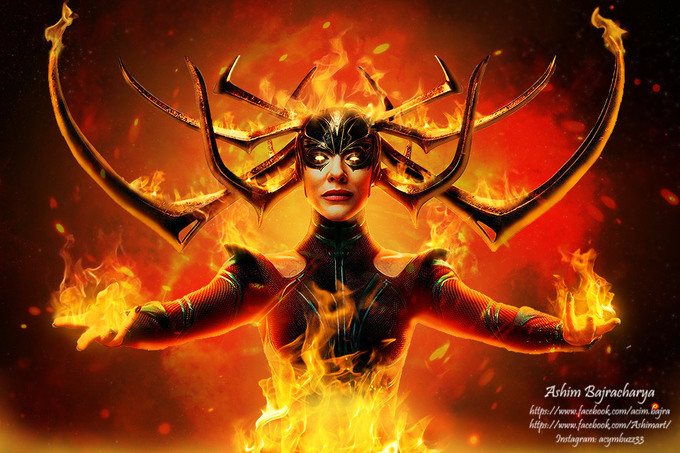 ArtStation - Hela - Thor
