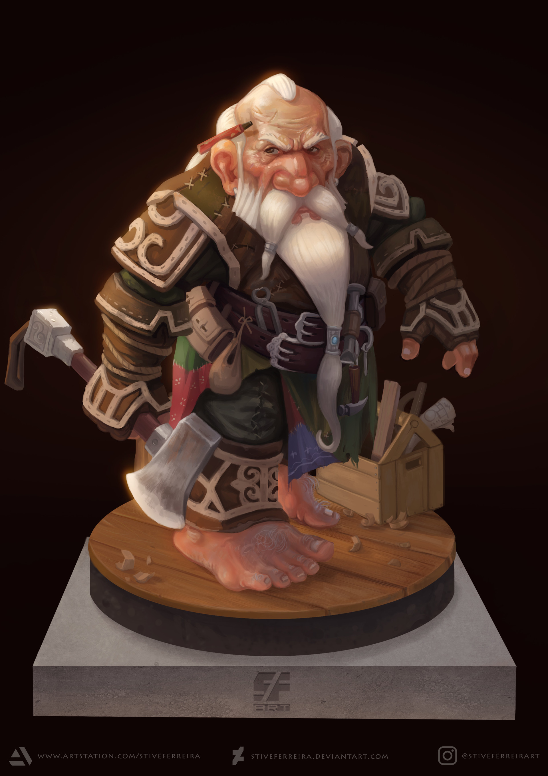 ArtStation - Dwarf Carpenter