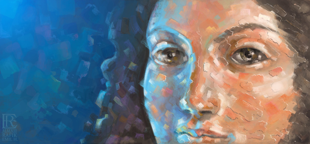 ArtStation - Blue Reflections by Rafik Emil H