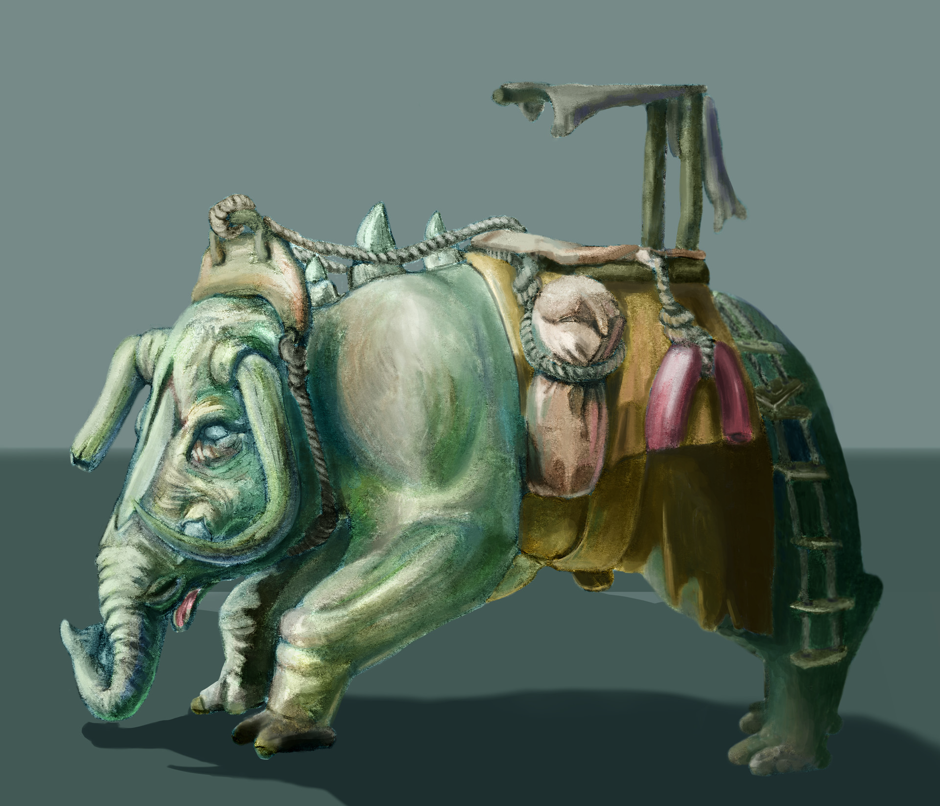 ArtStation - Pachyderm Creature Concept Art