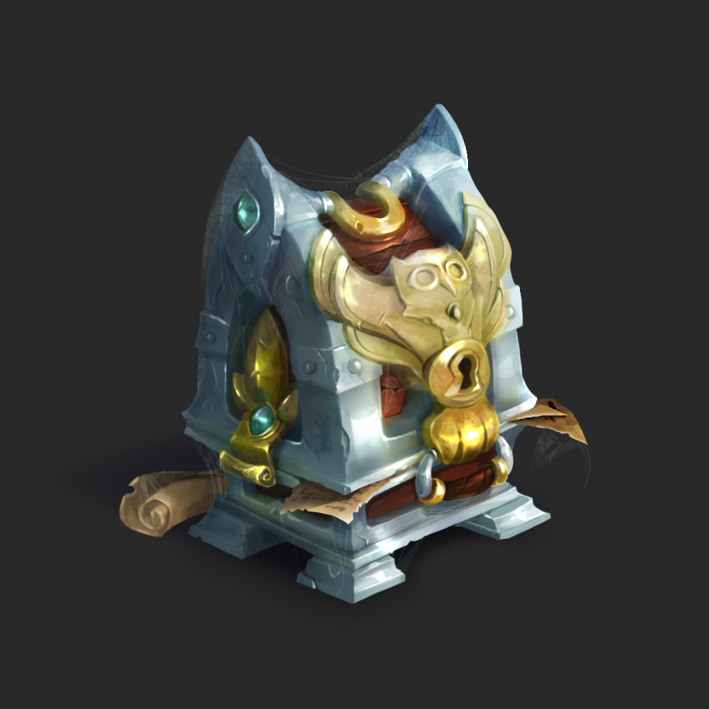 Marina Goryacheva - librarian's old chest speedpaint