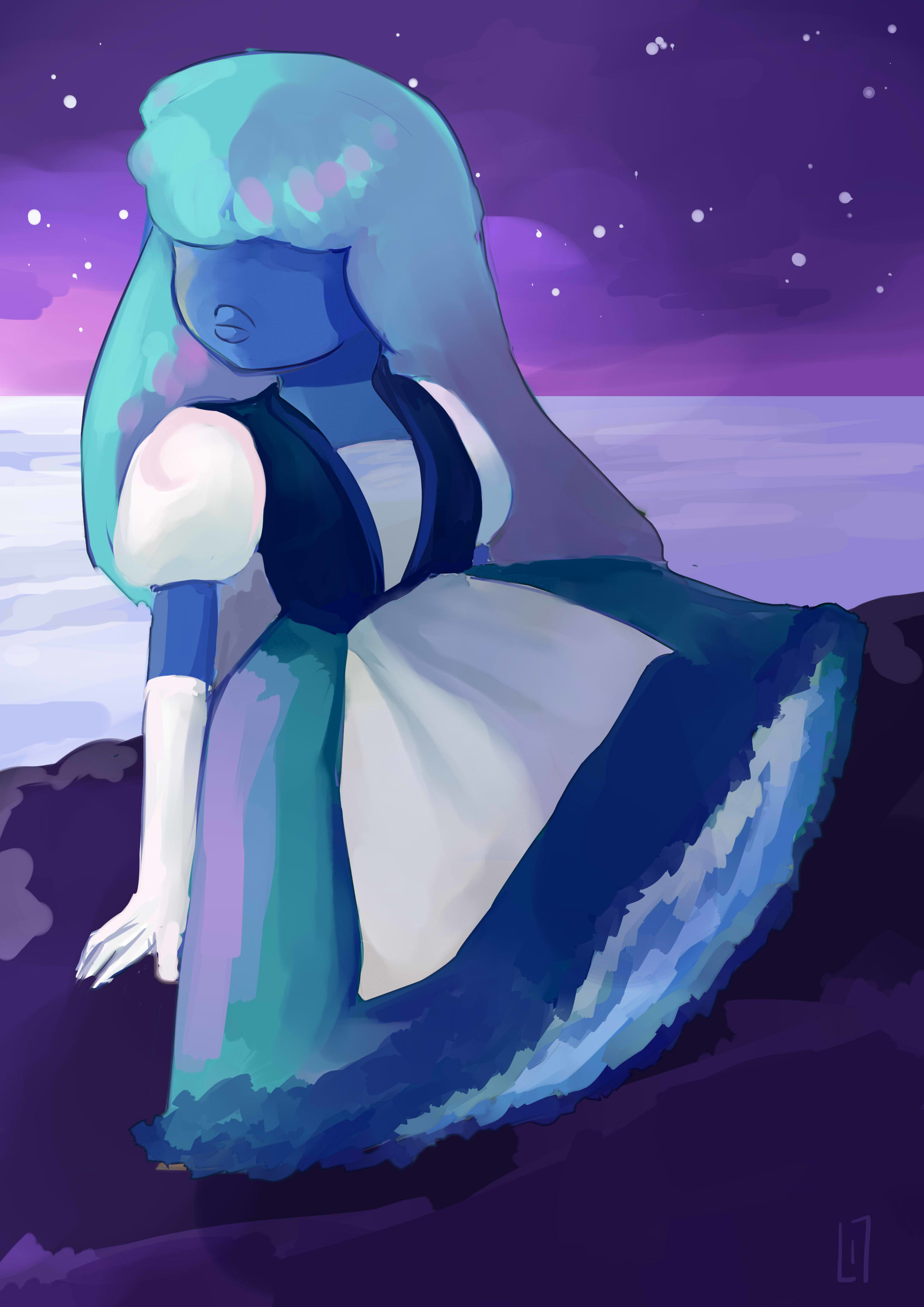 ArtStation - Sapphire from Steven universe