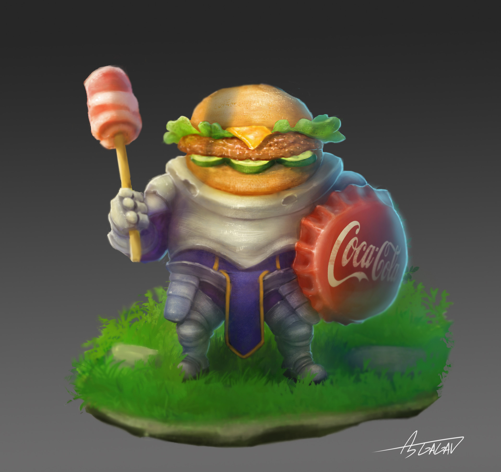ArtStation - Knight Burger