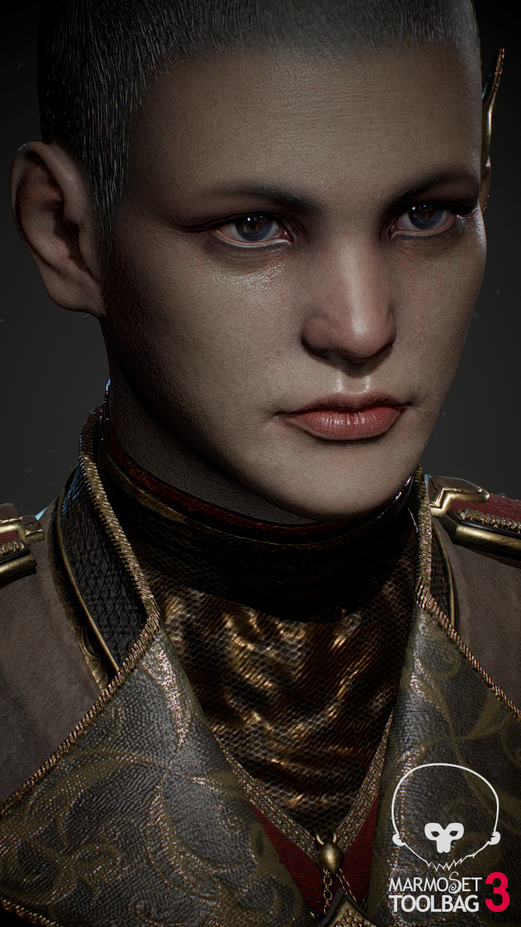 ArtStation - [WIP] General Dark Elf.