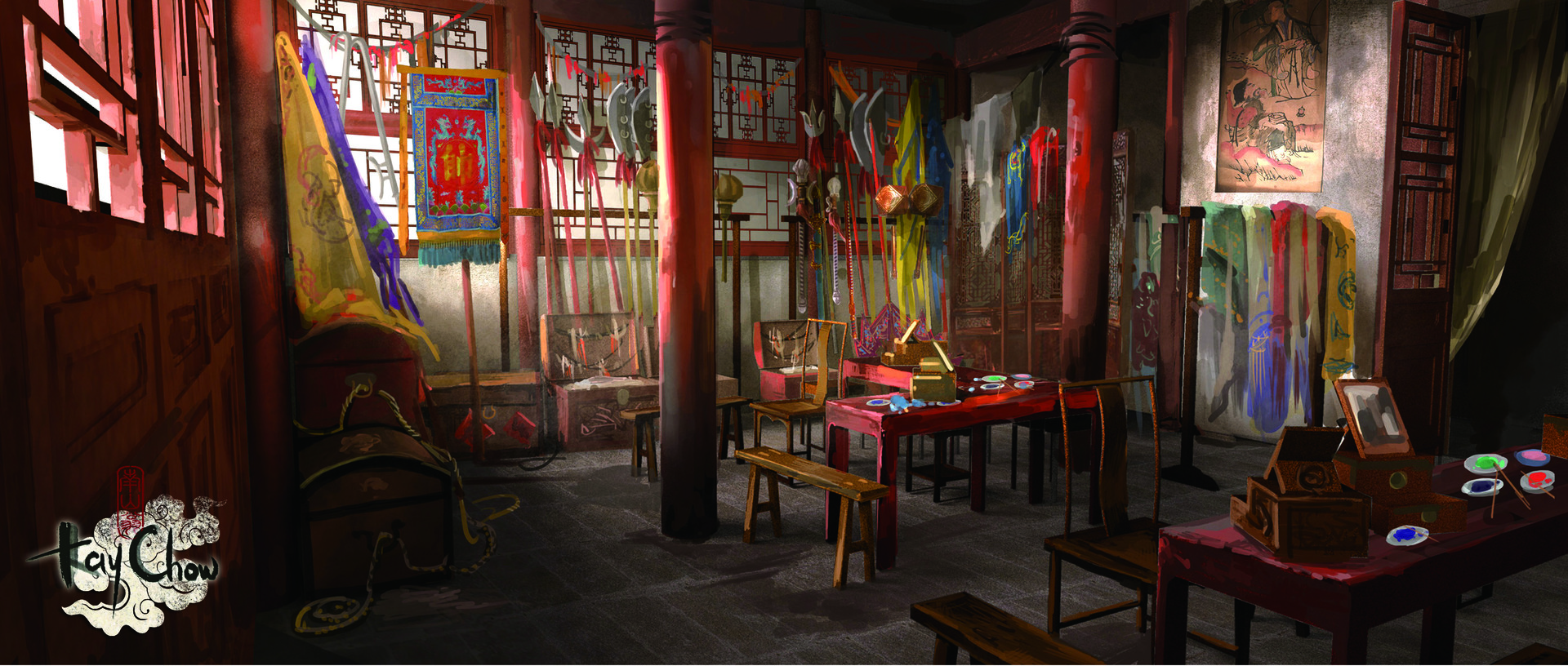 ArtStation - Chinese opera back stage