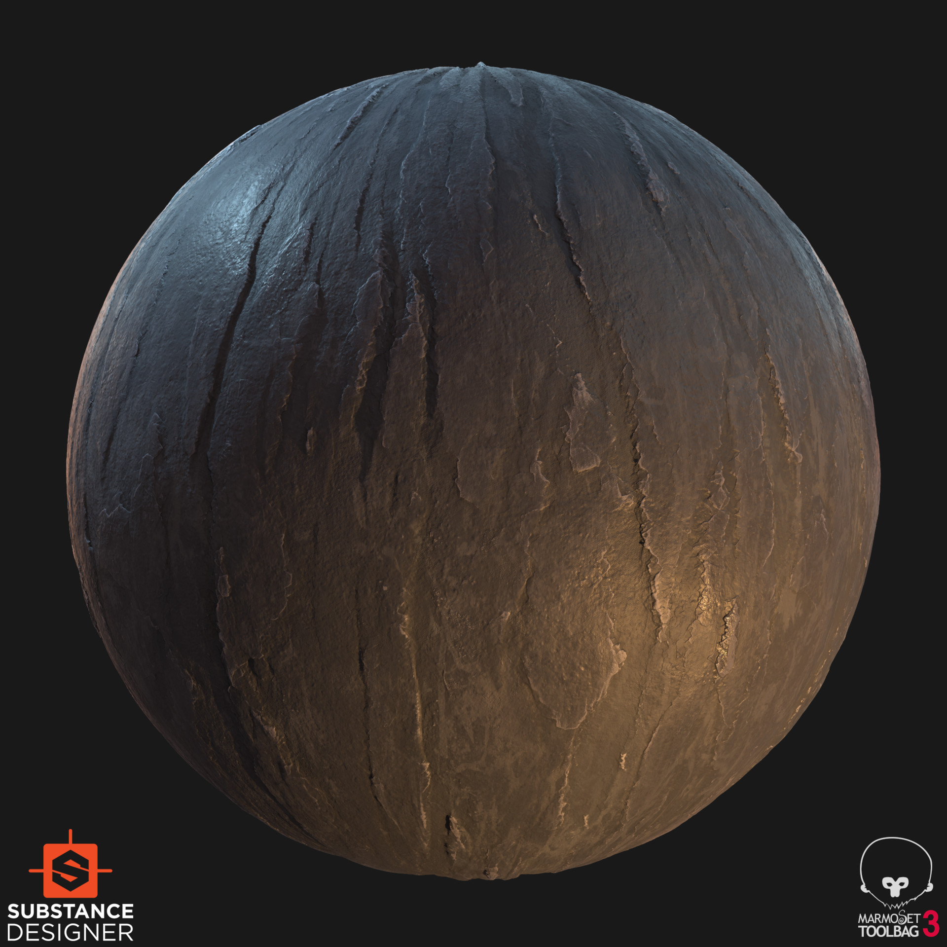 ArtStation - Slate Rock - Substance Designer