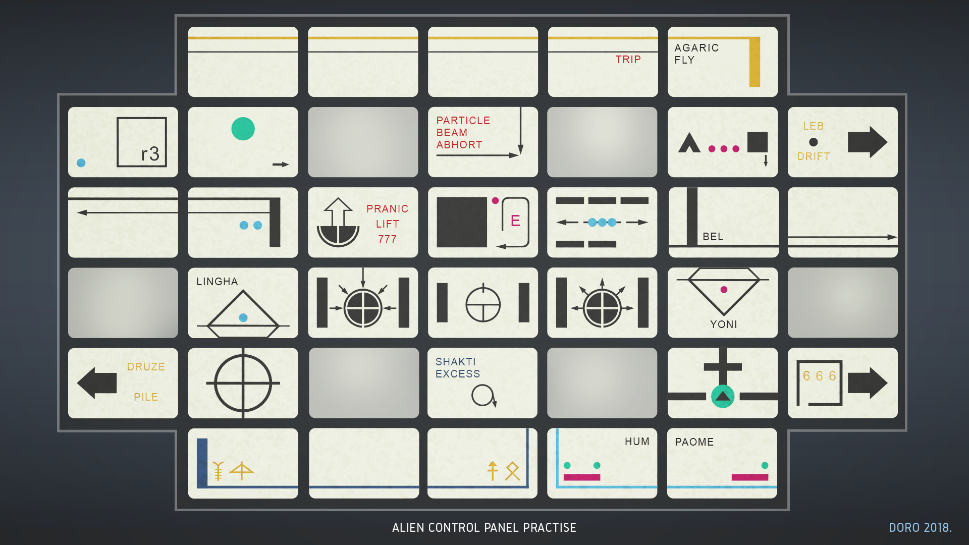 Dorottya 'Doro' Kollo - Alien Control Panel Practise