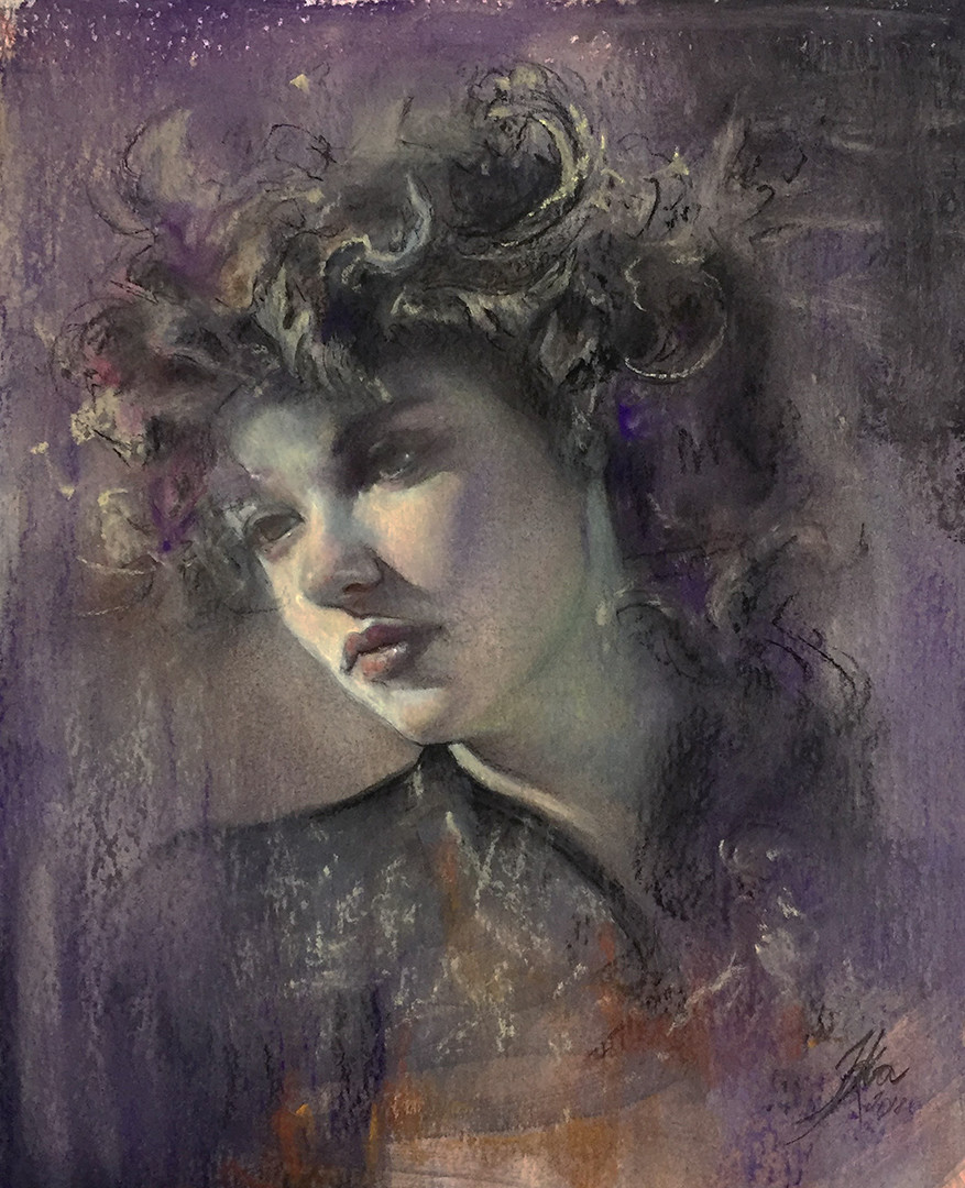 ArtStation - Pastel Portrait