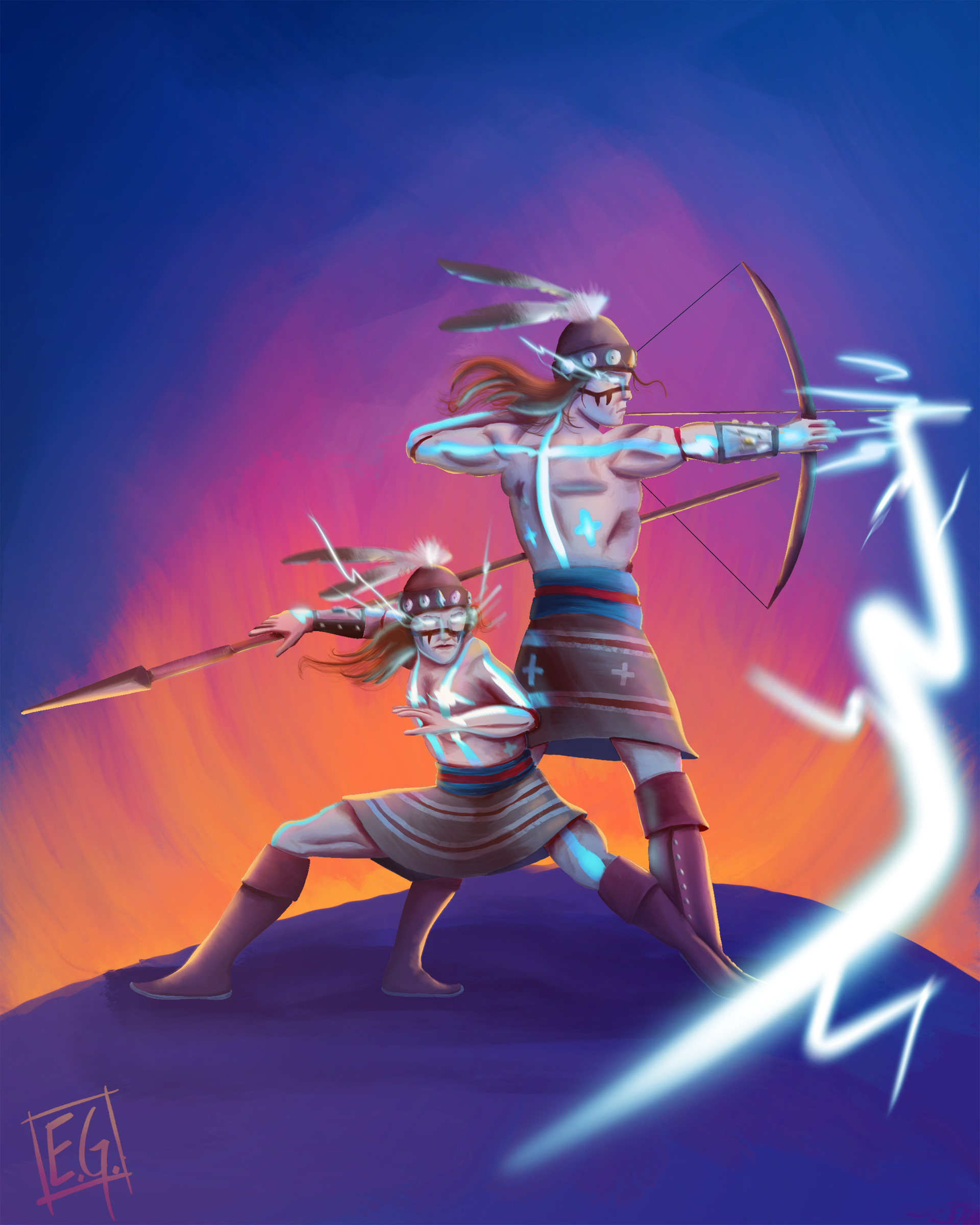 Navajo Warrior Twins