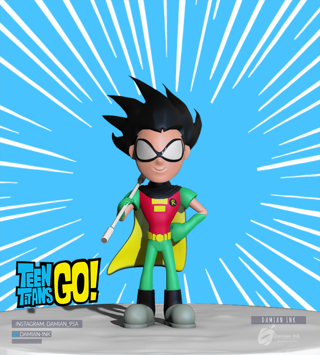 ArtStation - Teen Titans Go! / Robin